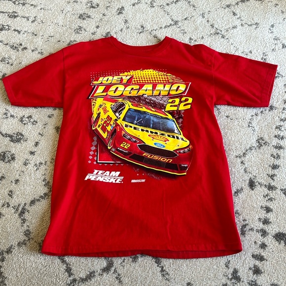 Nascar | Shirts | Nascar Joey Logano 22 Racing Tee Shirt | Poshmark